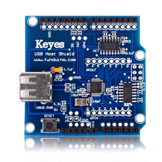 USB Host Shield Android para Arduino - Eletrogate - 12 anos!