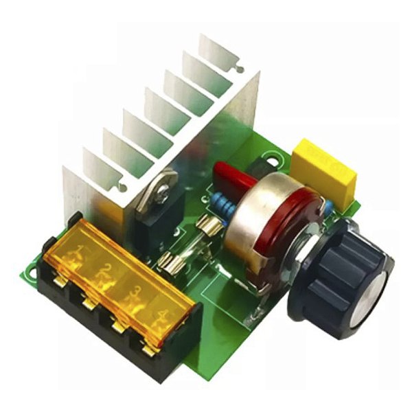 Módulo Dimmer AC 220V 4000W - com Fusível - Eletrogate - 12 anos!