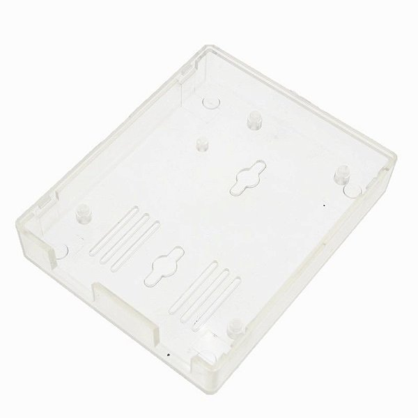Case para Arduino Uno em Plástico ABS Transparente - Eletrogate - 12 anos!