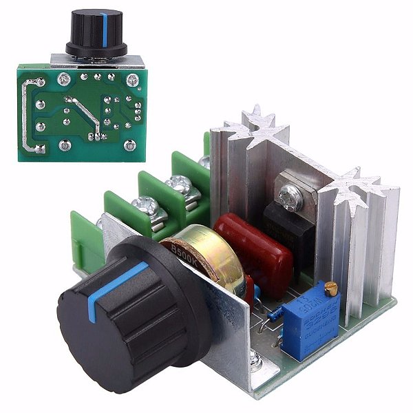 Módulo Dimmer AC 220V 2000W - Eletrogate - 12 anos!