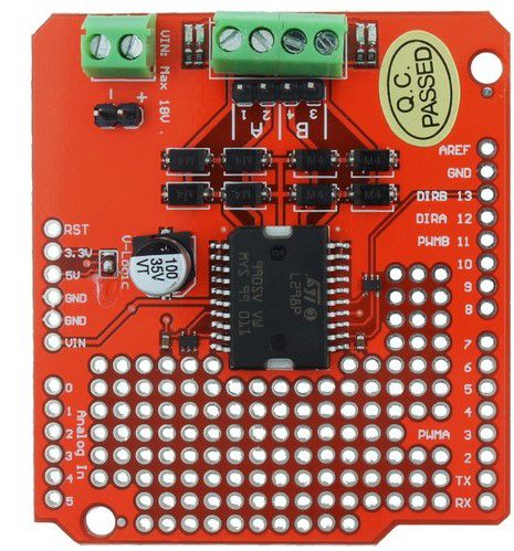 Shield Ardumoto - Motor Driver L298P - Eletrogate - 12 anos!