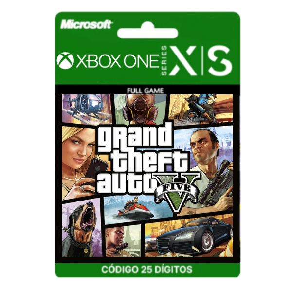 Grand Theft Auto V Gta 5 Xbox One Series X S 25 Digitos