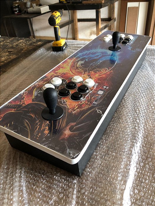 Arcade Fliperama Portátil 2 Jogadores - Mortal Kombat - Arcade Play Games