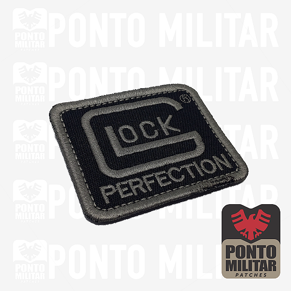 Glock Perfection Patch Bordado - Ponto Militar - Patches Militares ...