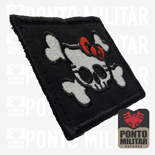 Bandeira Hello Kit Patch Bordado com Velcro - Patches Militares Emborrachado e Bordados