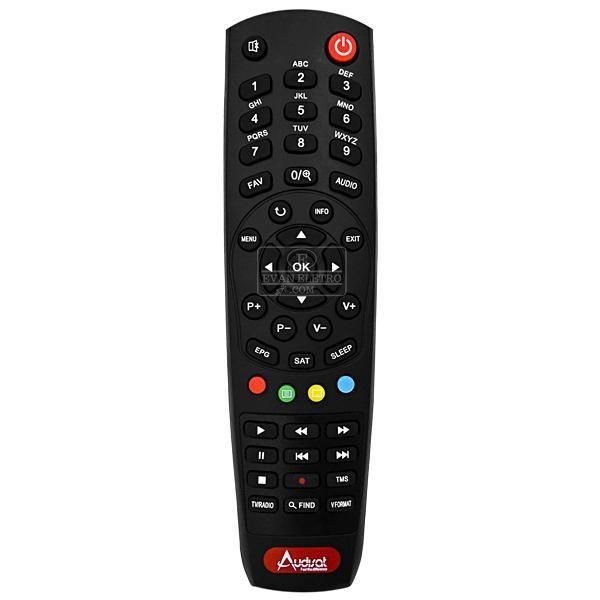 Controle Remoto para Receptor Audisat K50 Revuelto - EVANELETRO.COM - Distribuidor e Revendedor ...
