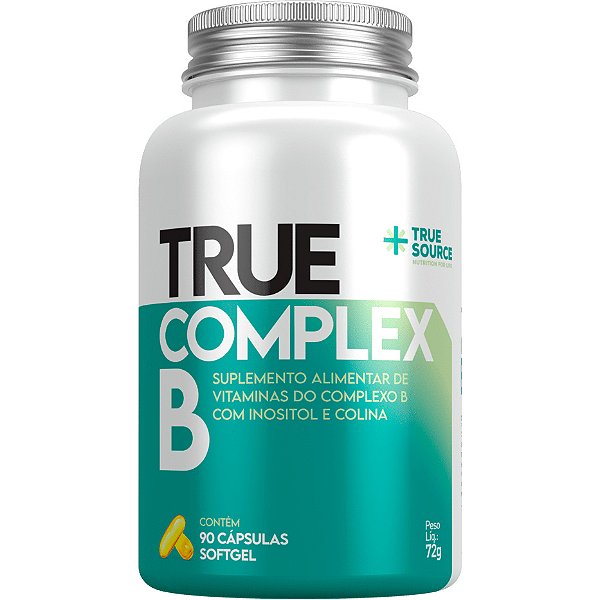 True Complex B - 90 cápsulas - True Source - FITFIELD