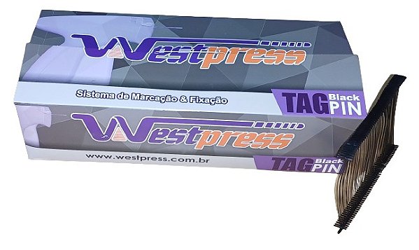 PINO PLASTICO TAGUEAR FAST PIN - WESTPRESS - NEUTRO OU PRETO - CAIXA ...