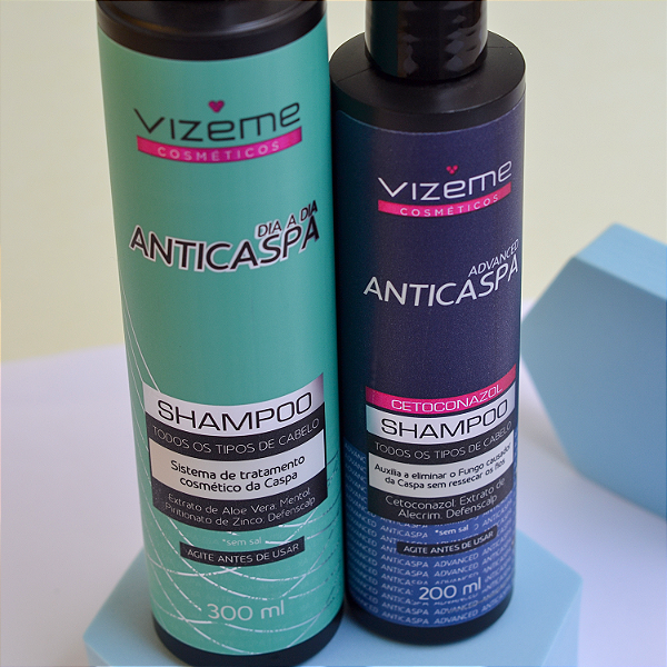 Kit anticaspa - Caspa ZERO! - Vizeme - Vizeme Cosméticos