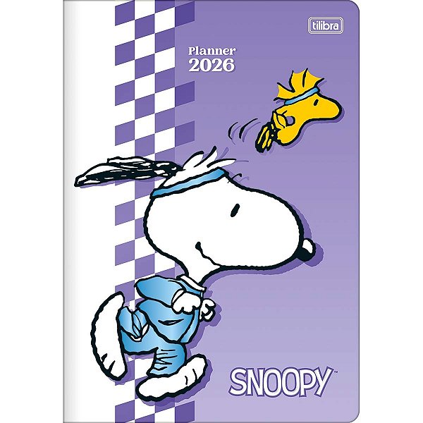 Planner Grampeado Snoopy 2026 393894 Tilibra - Papelaria Grafitte ...