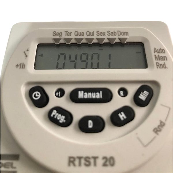 Timer RTST/20 Bivolt COEL Programador Horário Digital - Difusor ar condicionado