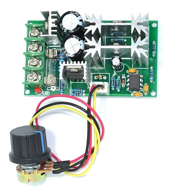 Módulo Controlador PWM 20A 10 a 60V - AutoCore Robótica Módulo Controlador PWM 20A 10 a 60V - AutoCore Robótica
