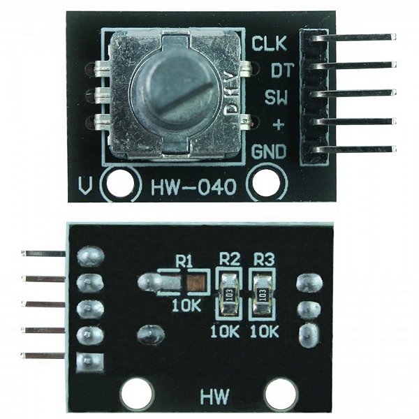 MODULO ENCODER ROTATIVO DE PULSO COM CHAVE HW-040 - 4hobby Indústria e ...