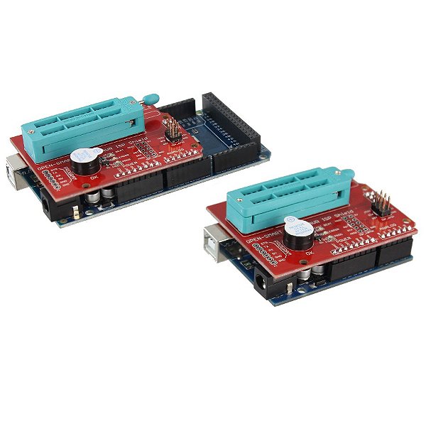PROGRAMADOR BOOTLOADER AVR ISP SHIELD PARA ARDUINO - 4hobby Indústria e ...