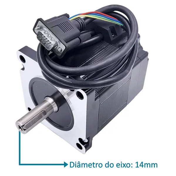 MOTOR DE PASSO COM ENCODER EASY SERVO + DRIVER 45KGF 6,0A - 4hobby ...