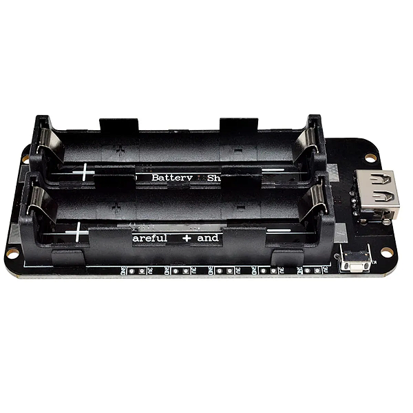 MÓDULO SHIELD DUPLO BATERIA 18650 PARA ARDUINO ESP32 RPI - 4hobby ...
