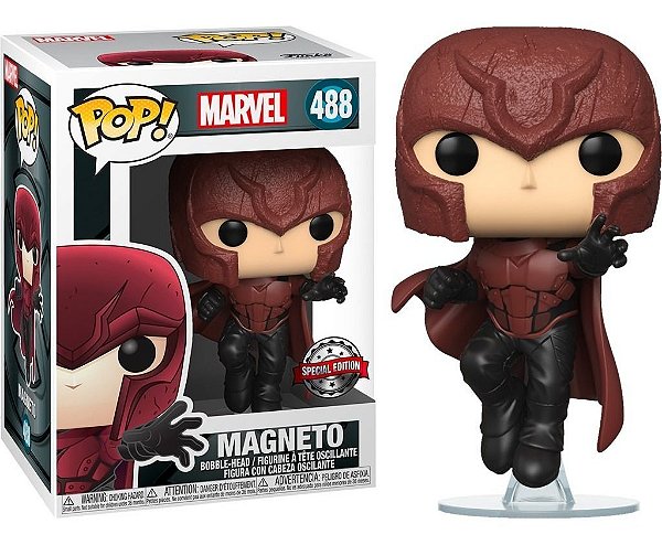 Funko Pop Marvel X Men Magneto 488 Exclusivo Original Colecionavel Moca do Pop Funko Pop e aqui