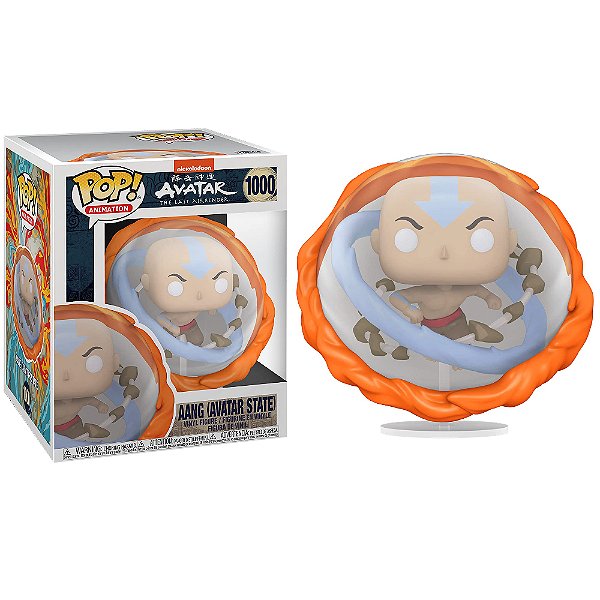 Funko Pop! Animation Avatar Aang Avatar State 1000 Original - Moça do ...