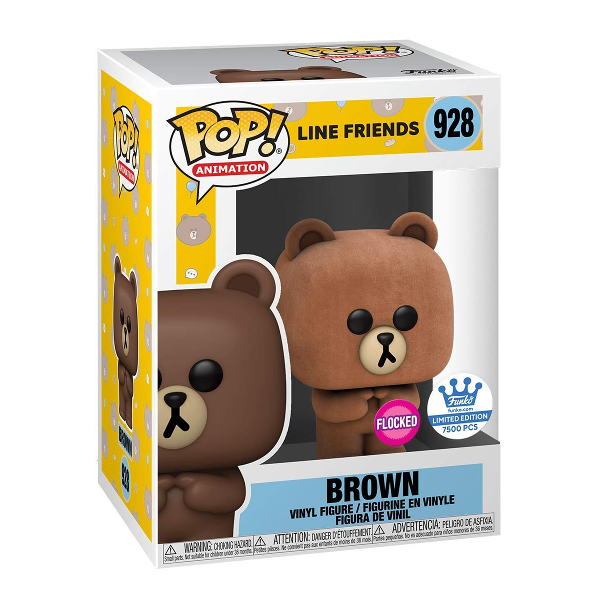 Funko Pop! Line Friends Brown 928 Exclusivo Flocked Original - Moça do ...