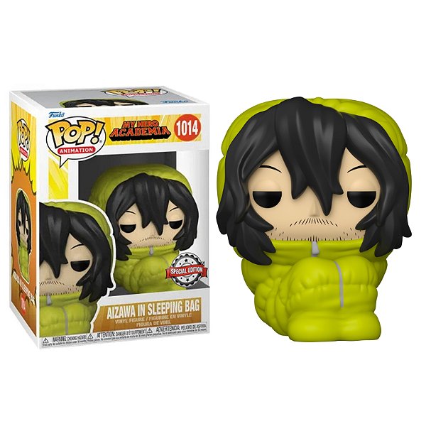 Funko Pop My Hero Academia Aizawa In Sleeping Bag 1014 Original Moca do Pop Funko Pop e aqui