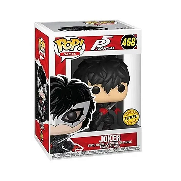 Funko Pop! Games Persona 5 Joker 468 Exclusivo Chase Original - Moça do ...