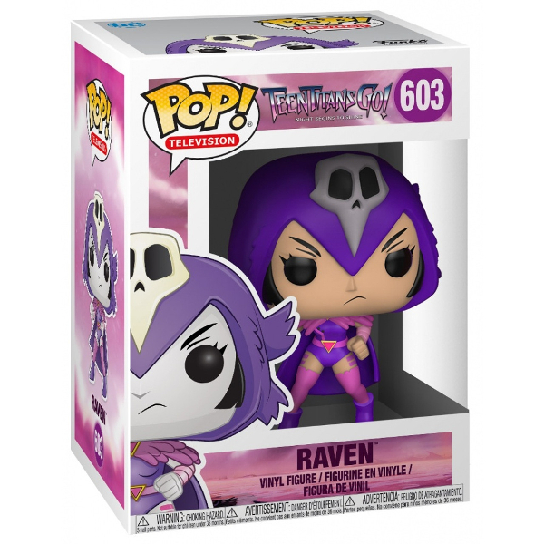 Funko Pop! Dc Comics Raven 603 Original Boneco Colecionavel - Moça do ...
