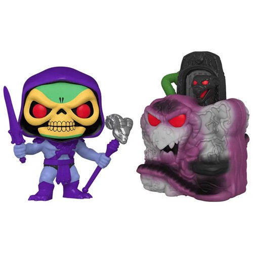 Funko Pop! Masters Universe Skeletor With Snake Mountain 23 - Moça do ...