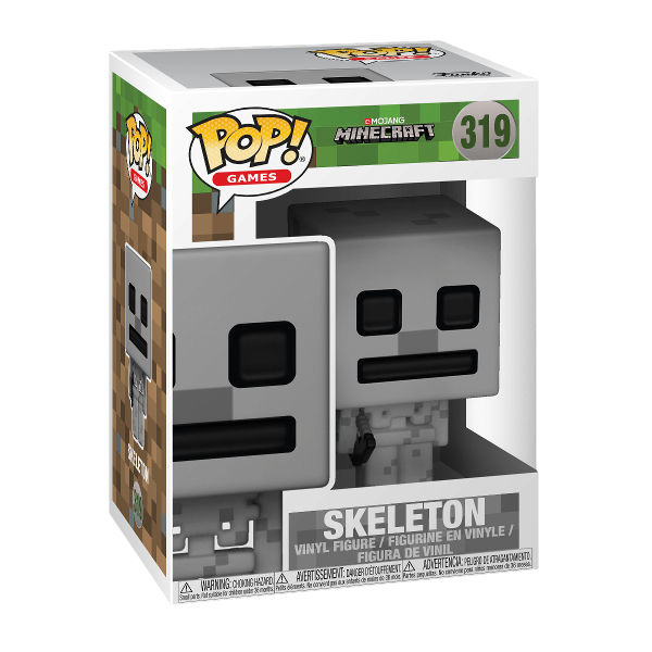 Funko Pop! Games Minecraft Skeleton 319 Original Colecionavel - Moça do ...