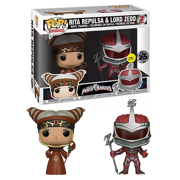 Funko Pop! Power Rangers Rita Repulsa & Lord Zedd 2 Pack Original ...