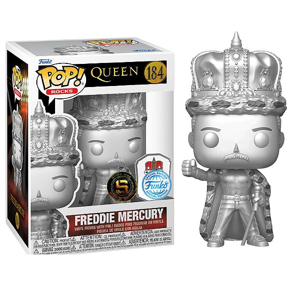 Funko Pop! Rocks Queen Freddie Mercury 184 Exclusivo Original - Moça do ... Funko Pop! Rocks Queen Freddie Mercury 184 Exclusivo Original - Moça do ...