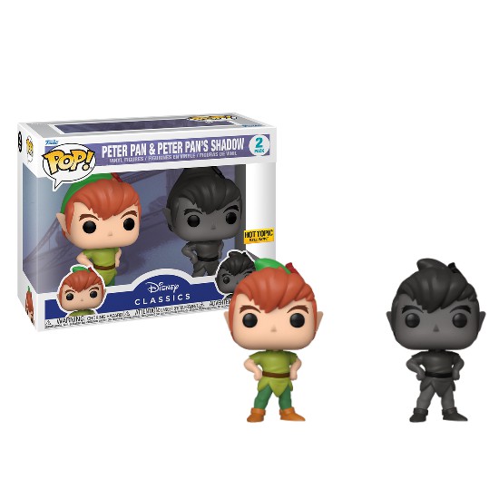 Funko Pop! Disney Peter Pan And Peter Pan's Shadow 2 Pack Original ...