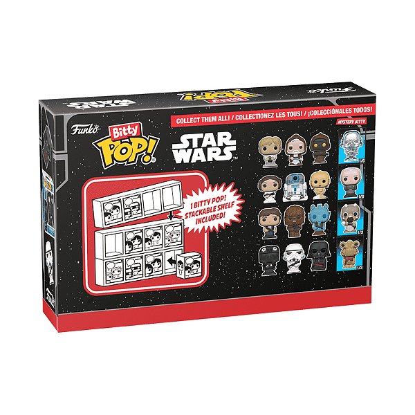 Funko Bitty Pop! Star Wars 4 Pack Series 2 Original Colecionavel - Moça ...