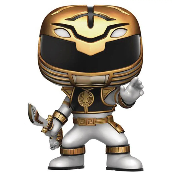Funko Pop! Television Power Rangers White Ranger 405 Original - Moça do ...
