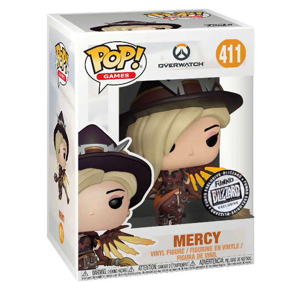 Funko Pop! Games Overwatch Mercy 411 Exclusivo Original Colecionavel ...