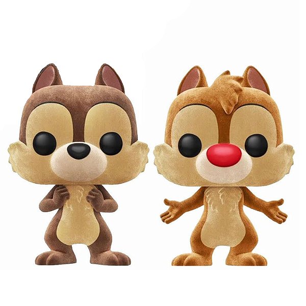 Funko Pop! Disney Chip And Dale 2 Pack Exclusivo Flocked Original ...
