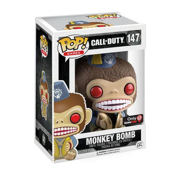 Funko Pop! Games Call Of Duty Monkey Bomb 147 Exclusivo Original - Moça ...