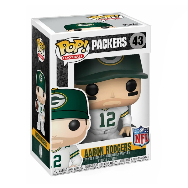 Funko Pop! Football Packers Aaron Rodgers 43 Original Colecionavel ...
