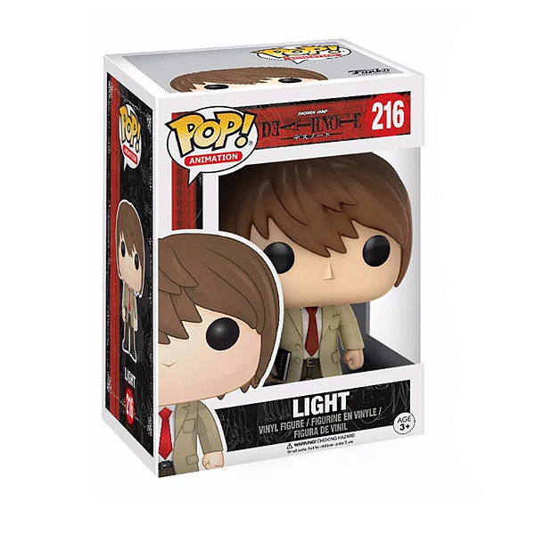 Funko Pop! Animation Death Note Light 216 Original Colecionavel - Moça ...