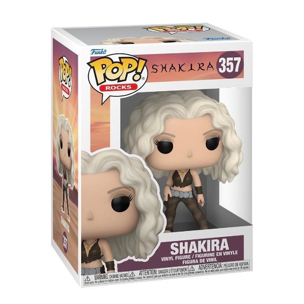 Funko Pop! Rocks Shakira 357 Original Colecionavel - Moça do Pop ...