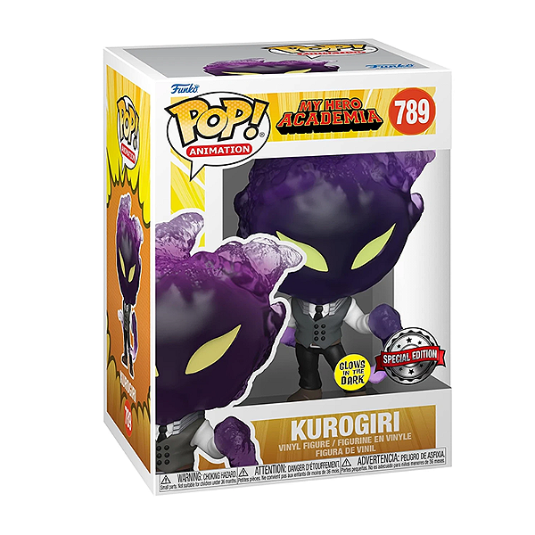 Funko Pop! My Hero Academia Kurogiri 789 Exclusivo Glow Original - Moça ...