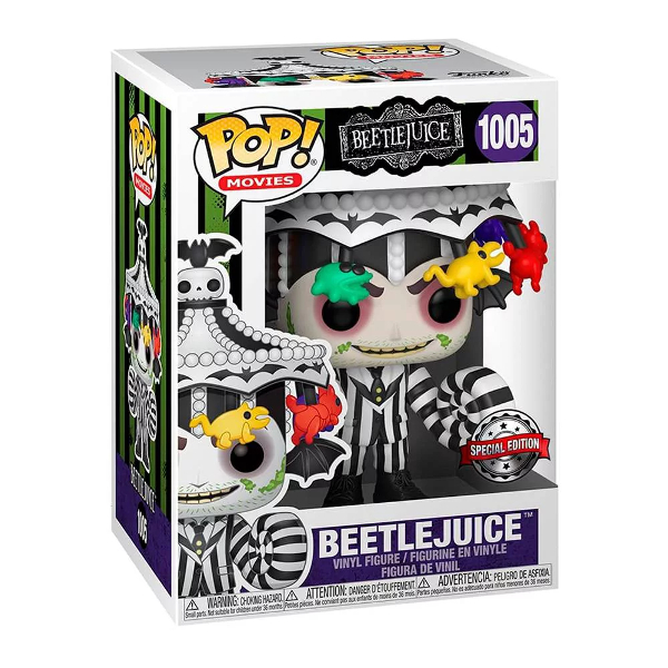 Funko Pop! Filme Os Fantasmas Se Divertem Beetlejuice 1005 Exclusivo ...