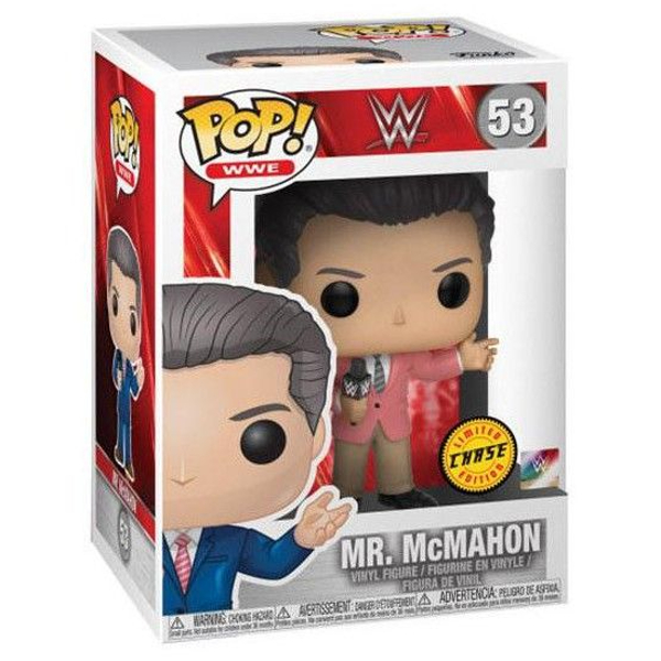 Funko Pop! WWE Mr. McMahon 53 Exclusivo Chase Original Colecionavel ...
