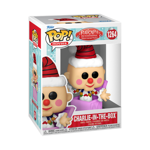 Funko Pop! Rudolph A Rena do Nariz Vermelho Charlie-in-the-Box 1264 ...