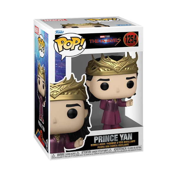 Funko Pop! Filme Marvel The Marvels Prince Yan 1254 Original - Moça do ...