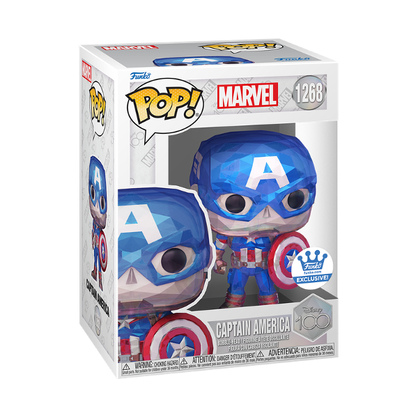 Funko Pop! Marvel Captain America 1268 Exclusivo Facet Original - Moça ...