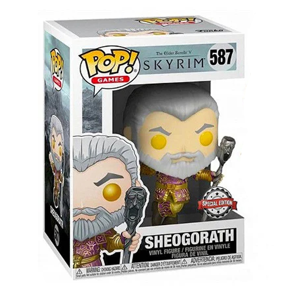 Funko Pop! Games Skyrim Sheogorath 587 Exclusivo Original - Moça do Pop ...