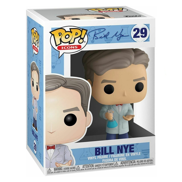 Funko Pop! Icons Bill Nye The Science Guy Bill Nye 29 Original - Moça ...