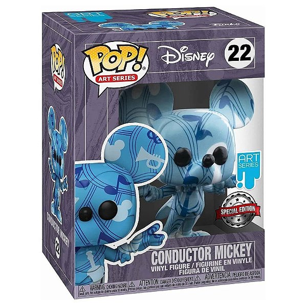 Funko Pop! Art Series Disney Mickey Mouse Conductor Mickey 22 - Moça do ...