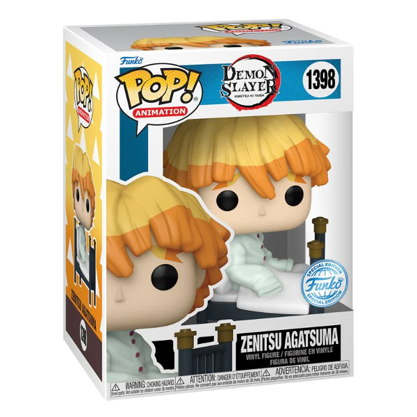 Funko Pop! Animation Demon Slayer Zenitsu Agatsuma 1398 Exclusivo ...