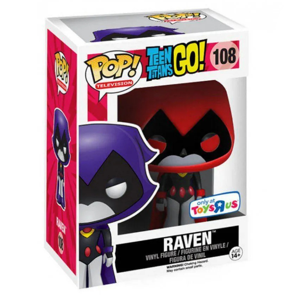 Funko Pop! Heroes Animation Teen Titans Go Raven 108 Exclusivo - Moça ...